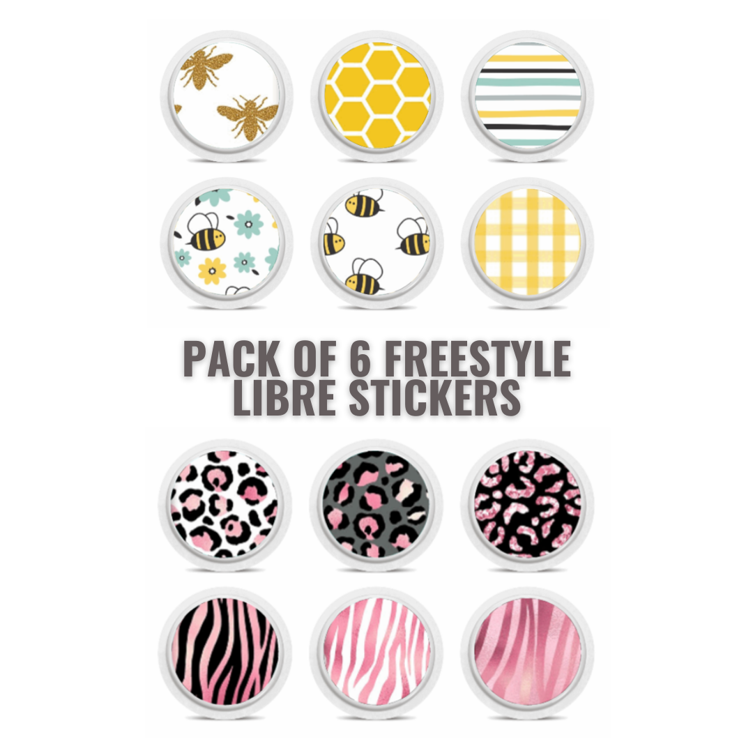 Pack Of 6 - Freestyle Libre – Type1badassxo