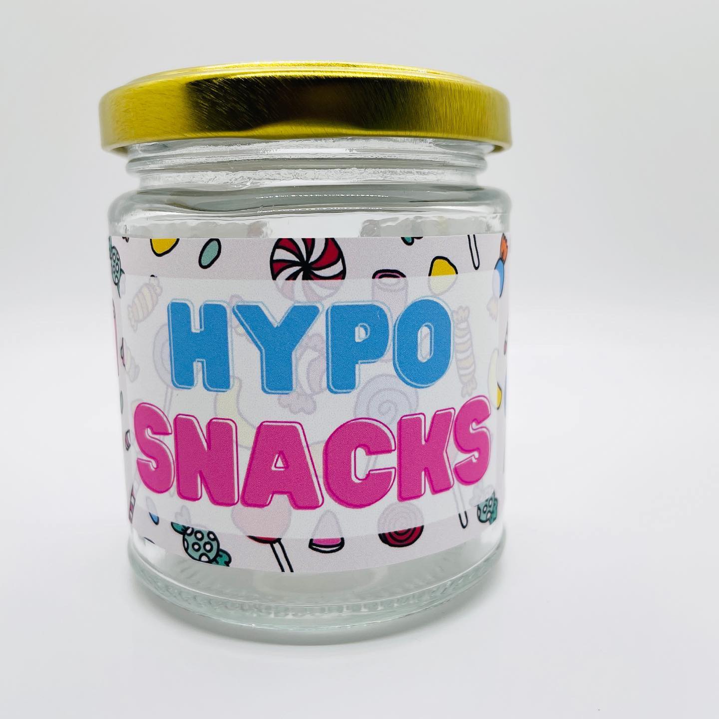 Hypo Snacks Glass Hypo Jar – Type1badassxo