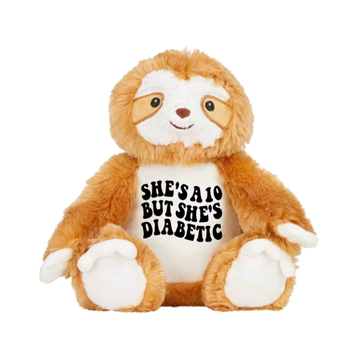 She's A 10 But She's Diabetic Diabuddy Bear – Type1badassxo